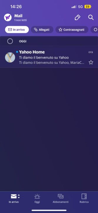 Come funziona Yahoo Mail su IOS e Android - MisterGadget.Tech